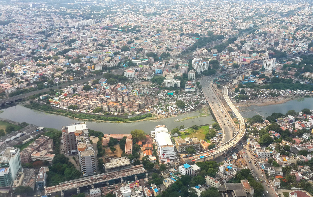 Saidapet #Aerial View# Chennai by Kumaran Shanmugam / 500px